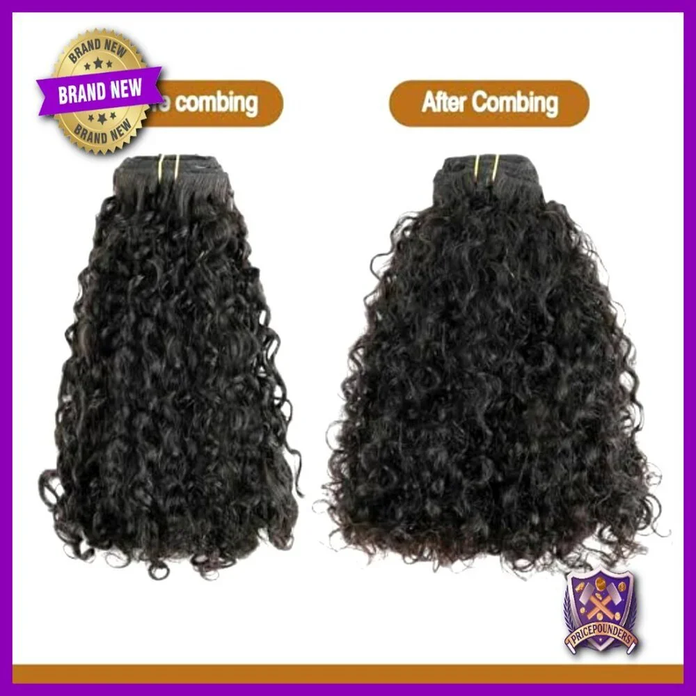 Accessories | Real Human Hair Clipin Extensions Curly Messy Invisible ...